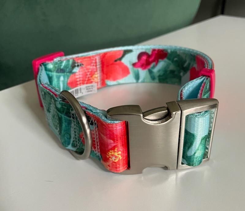 Youly Medium Hibiscus Collar Floral Dog Collar, Medium 3294307 at Lowes.com