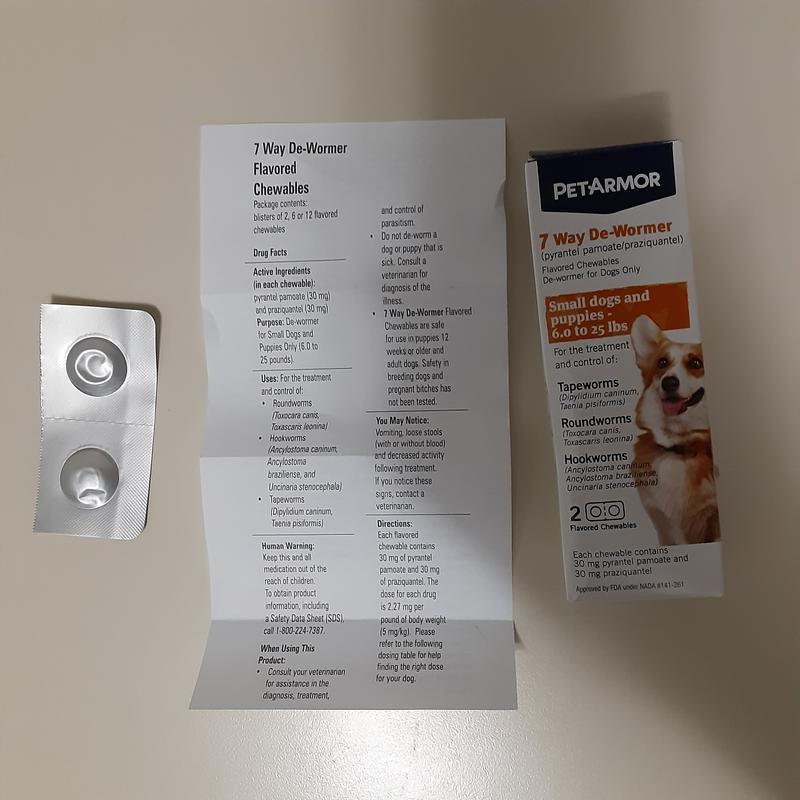 PetArmor 7 Way DeWormer For Small Dogs, 2 ct. at Tractor Supply Co