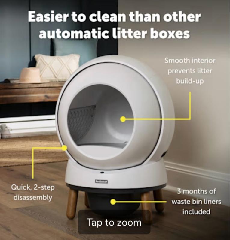 ScoopFree by PetSafe SmartSpin Self-Cleaning Cat Litter Box | Petco