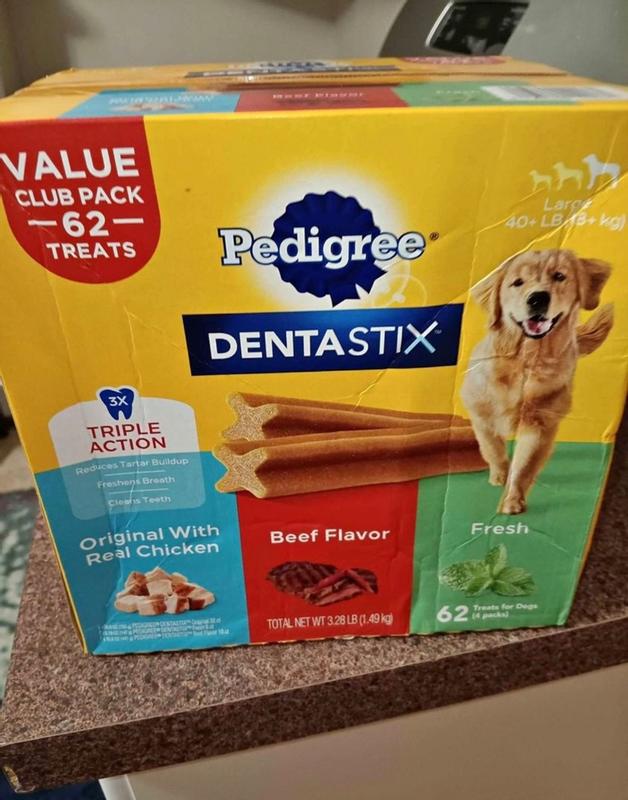 Pedigree Dentastix Large Dog Dental Treats Chicken Flavor