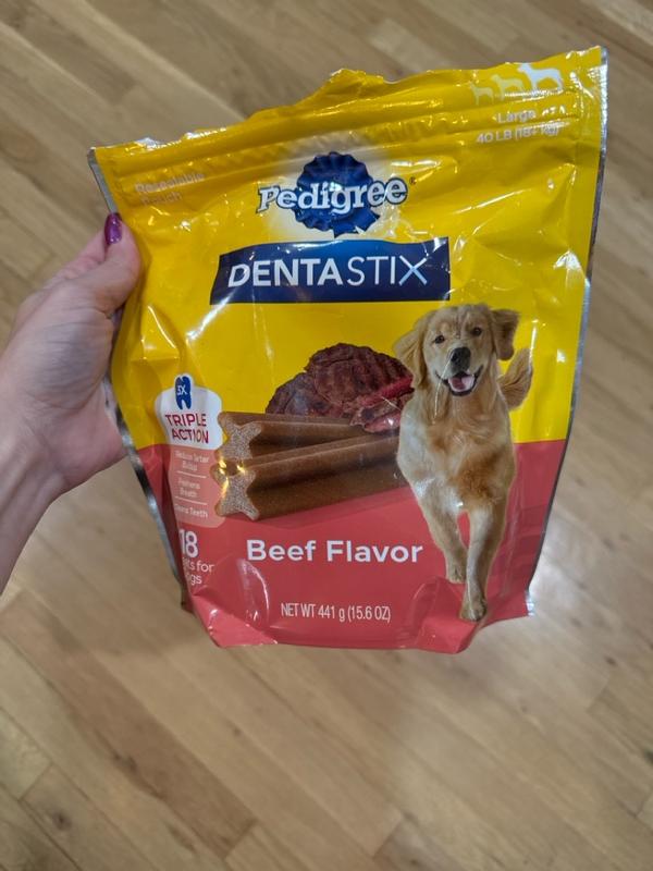 Pedigree Dentastix Original Flavor Bones Large Dog Dental Treats, 1.66 ...