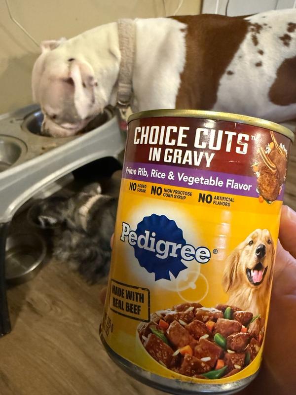 Pedigree Choice Cuts In Gravy Prime Rib Adult Canned Wet Dog Food ...