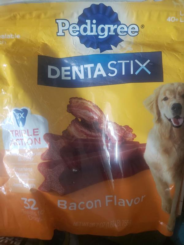 Pedigree Dentastix Original Flavor Bones Large Dog Dental Treats, 1.66 ...