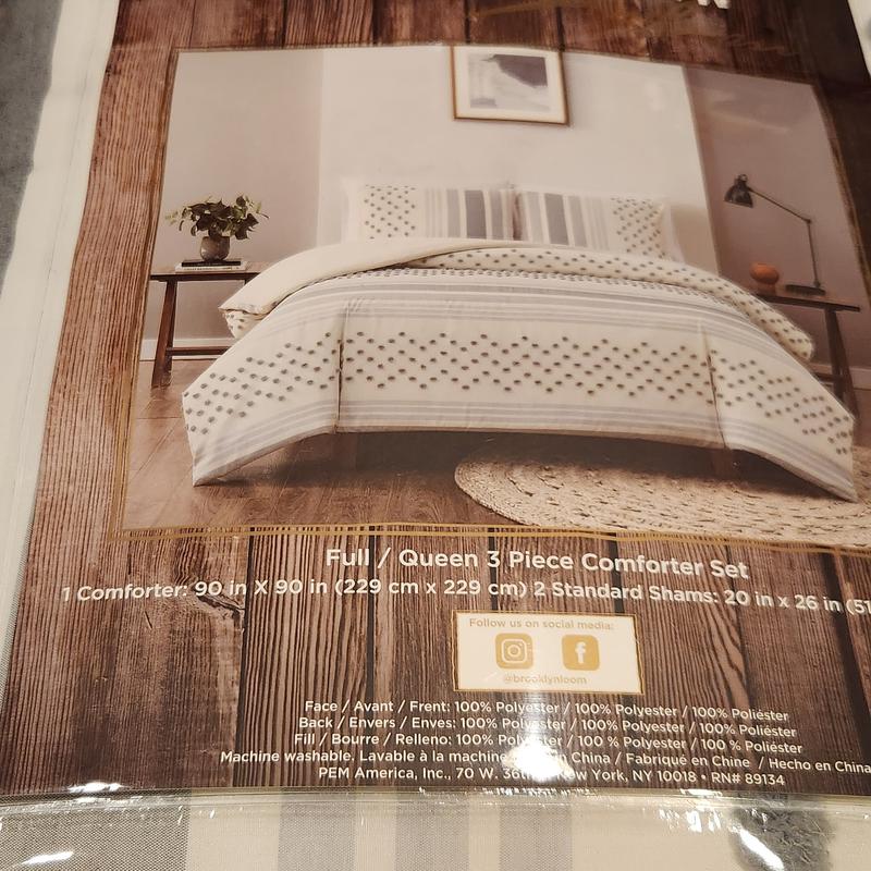 Brooklyn Loom Mia Tufted Texture Comforter Set - Macy's