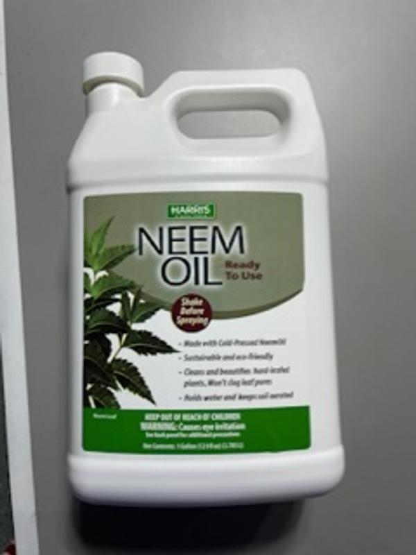 Harris 1 gal. Neem Oil Spray for Plants, Cold Pressed Ready-to-Use at ...