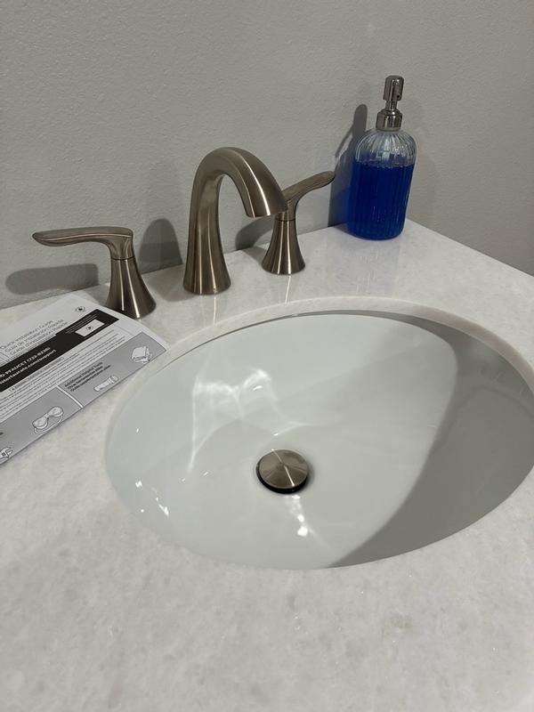 Pfister Weller Polished chrome Widespread 2-handle WaterSense Mid-arc ...