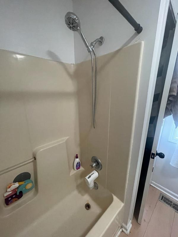 Pfister Contempra Brushed Nickel 1-handle 7-in Round Bathtub and shower ...