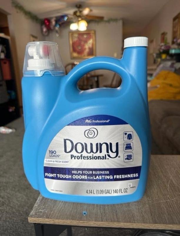 Downy Professional Clean Fresh Fabric Softener Liquid 190 Loads 140 -fl ...