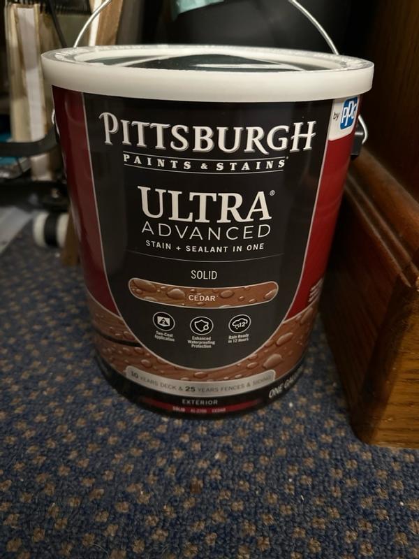 Pittsburgh Solid Stain Color Chart