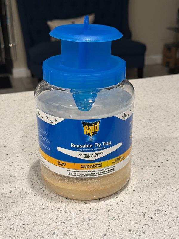 Raid Reusable Fly Jar Trap with Lure Outdoor Insect Trap RAID-FLYJAR at ...