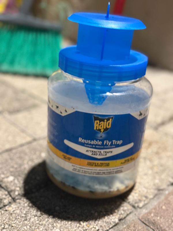 Raid Reusable Fly Jar Trap with Lure Outdoor Insect Trap RAID-FLYJAR at ...