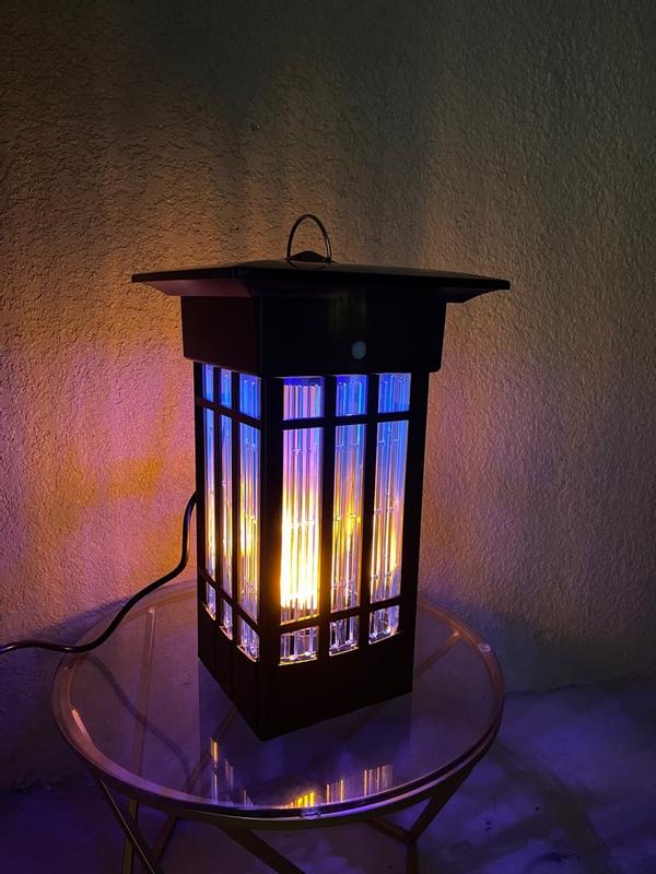 PIC Decorative Flickering Flame Bug Zapper - 2 Acre Coverage Outdoor ...