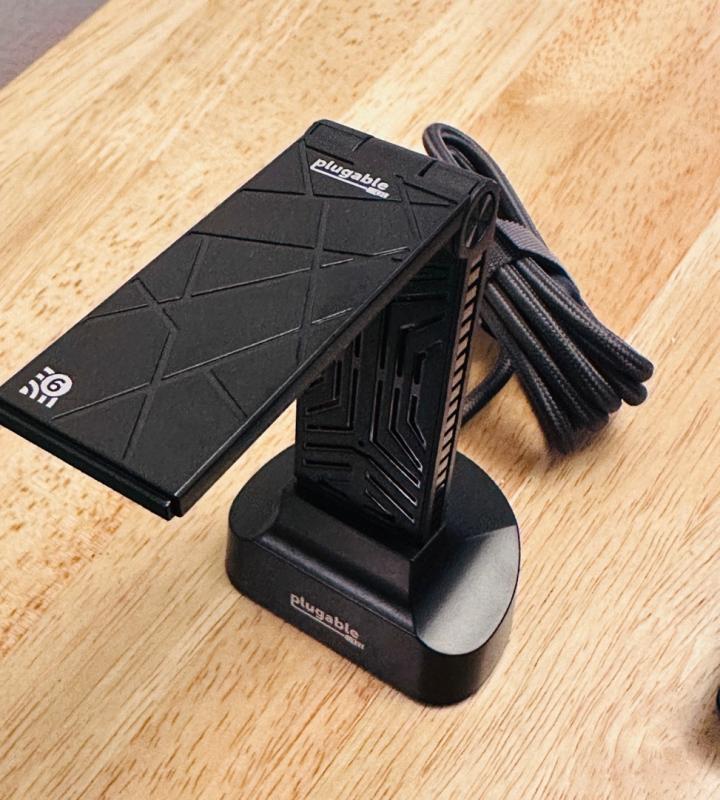 Plugable WiFi 6 USB WiFi Adapter for Desktop PC and Laptops AX1800 USB ...