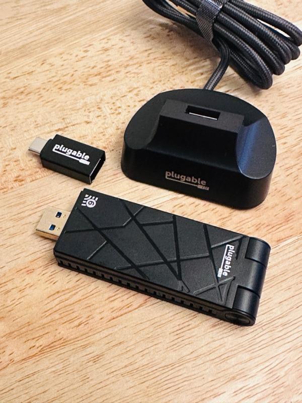 Plugable WiFi 6 USB WiFi Adapter for Desktop PC and Laptops AX1800 USB ...