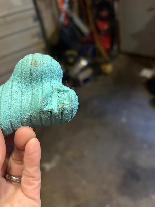 Playology Dual Layer Bone Dog Toy Peanut Butter Scent, Small | Petco