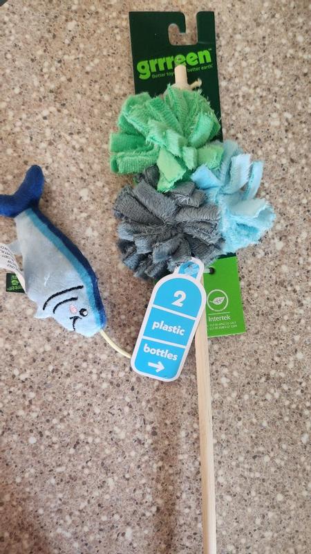 Grrreen Fish Teaser Cat Toy | Petco