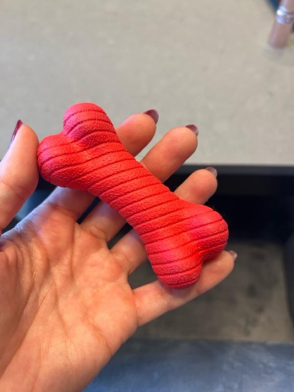 Playology Dual Layer Bone Dog Toy Beef Scent, Medium | Petco