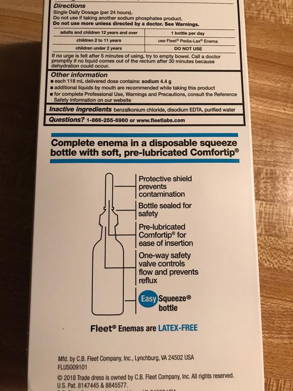 Fleet Enema Administration