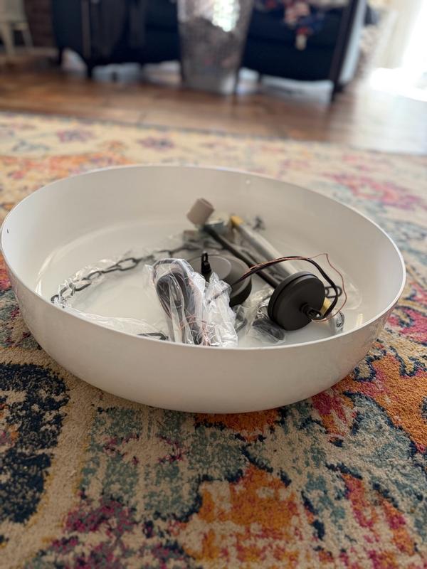 Progress Lighting Lieon 3 -Light Antique Bronze Transitional White ...