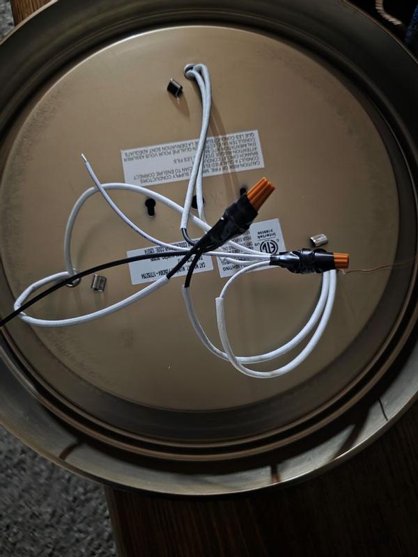Progress Lighting Edessa 16-in Champagne Bronze Indoor 3 -Light Flush ...