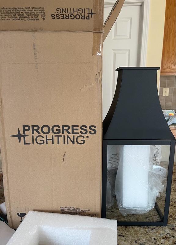 Progress Lighting Radcliffe 2 -Light 16-in H Black Hardwired Outdoor ...