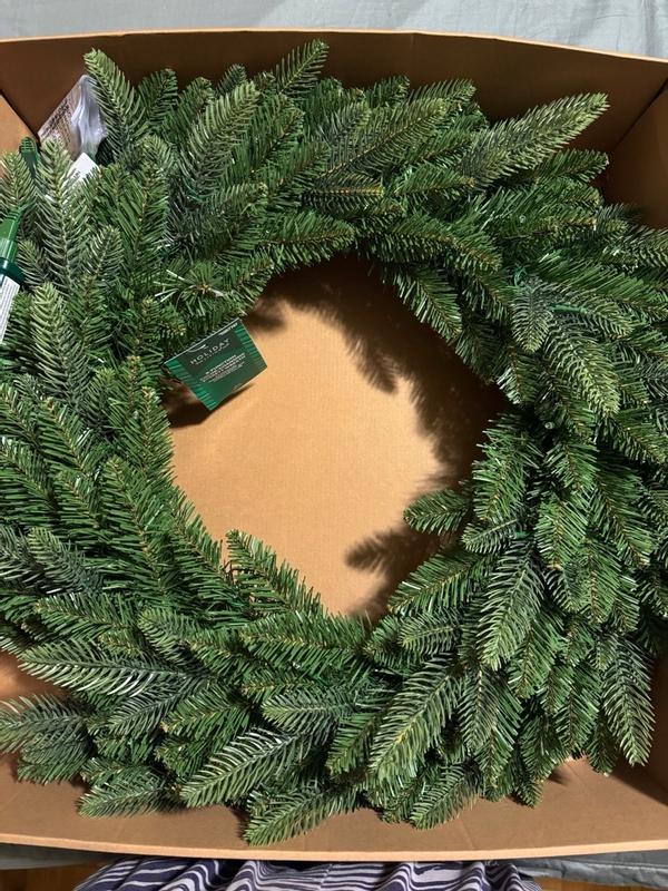 Holiday Living Everett 30-in Pre-lit Indoor/Outdoor Green Fraser Fir ...