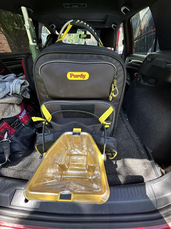 Purdy Black 11-in Zippered Backpack 14S250000 at Lowes.com