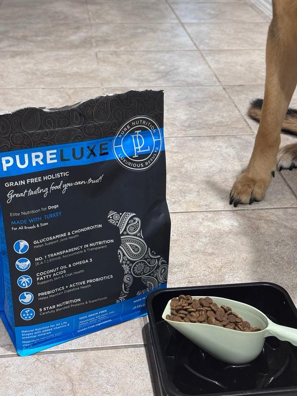 PURELUXE Elite Nutrition Grain Free Holistic, High Protein Dog Formula ...