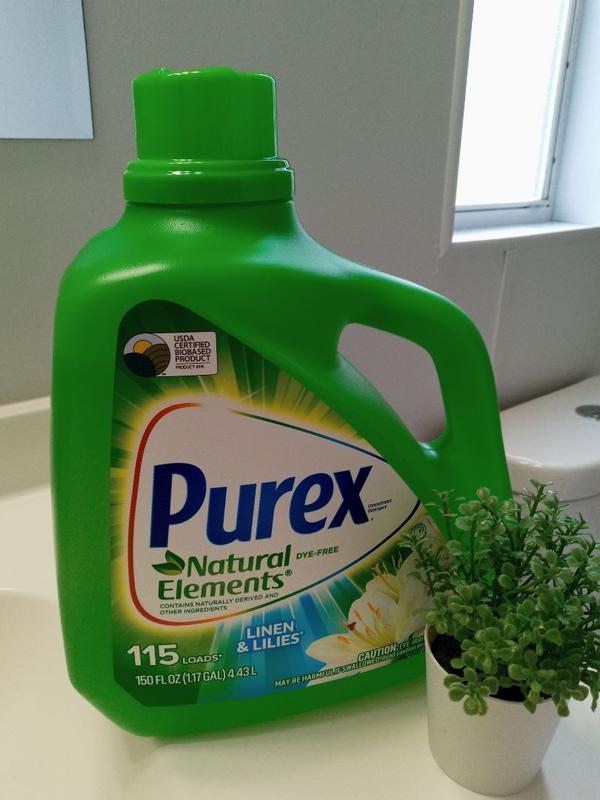 Purex Ultra Natural Elements HE Liquid Detergent Linen and Lilies 75 oz ...