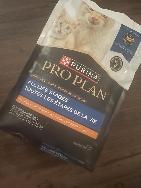 Purina Pro Plan All Life Stages Chicken & Rice Dry Cat Food at Tractor ...