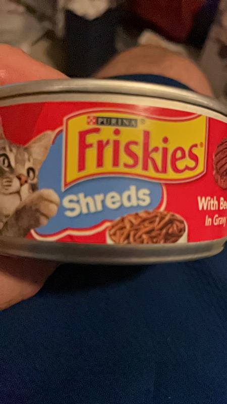 Friskies Shreds Beef & Gravy Wet Cat Food 5.5 oz