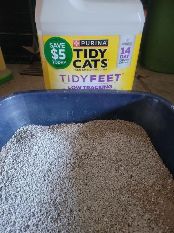 Purina Tidy Cats Tidy Feet Clumping Unscented Low Tracking Cat Litter ...