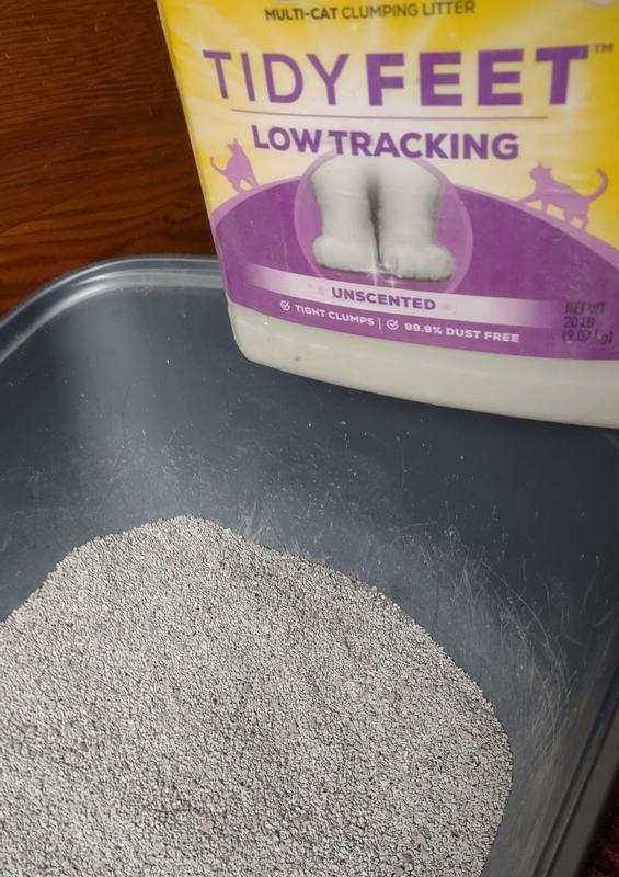 Purina Tidy Cats Tidy Feet Clumping Unscented Low Tracking Cat Litter ...