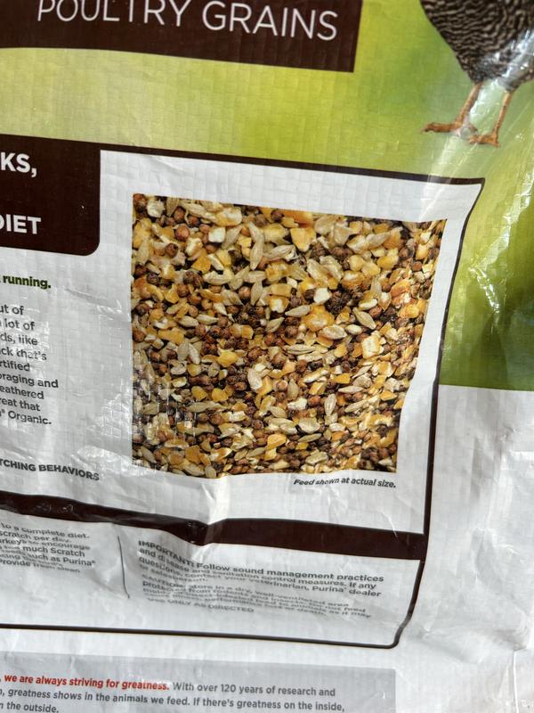Purina Organic Premium Chicken Scratch Grains, 35 lb. Bag at Tractor ...