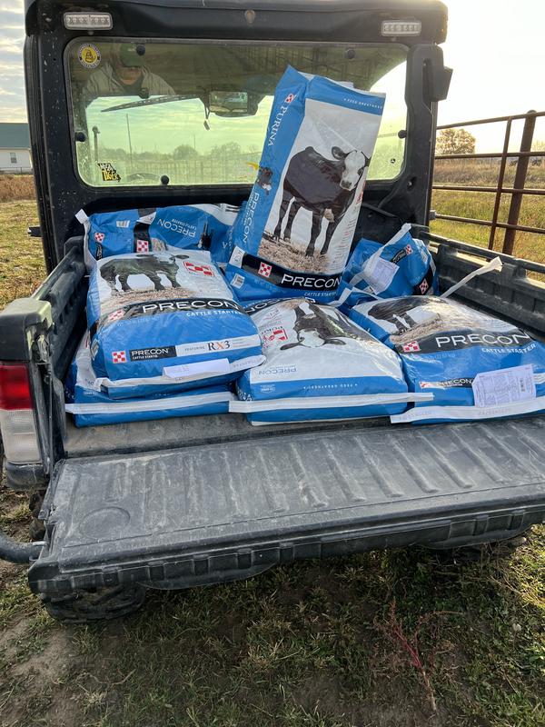 Purina Precon Complete Cattle Starter Calf Medicated DX Feed with RX3 ...