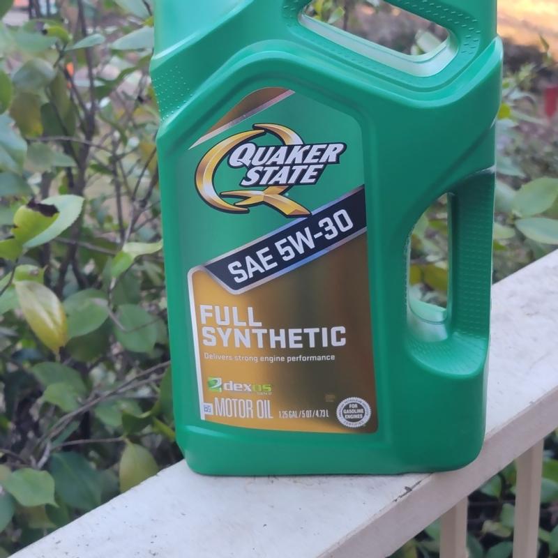 Quaker State Ultimate Durability Full Synthetic Engine Oil 5W-30 1 ...