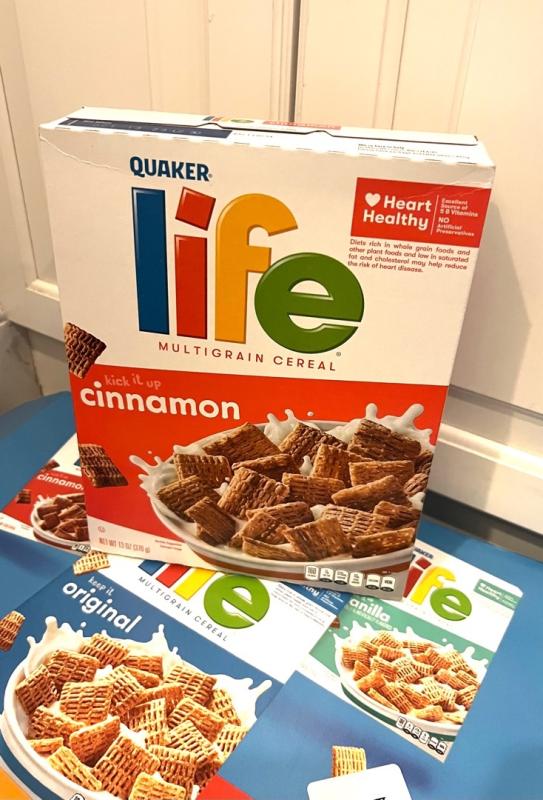Cinnamon Life Cereal Box