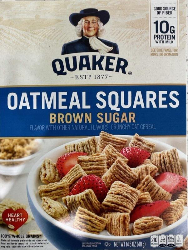 Quaker Oatmeal Squares Nutritional Value | Besto Blog