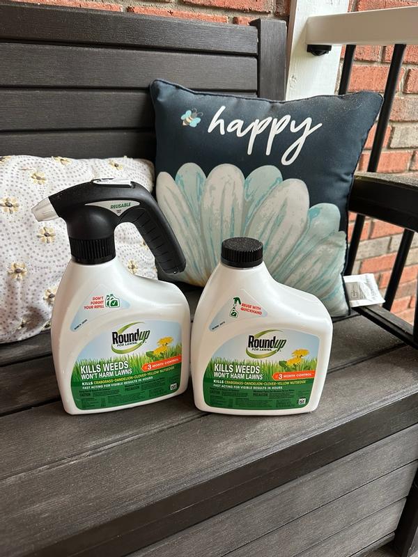 Roundup For Lawns3 32 -fl oz Hose end sprayer Lawn Weed Killer in the ...