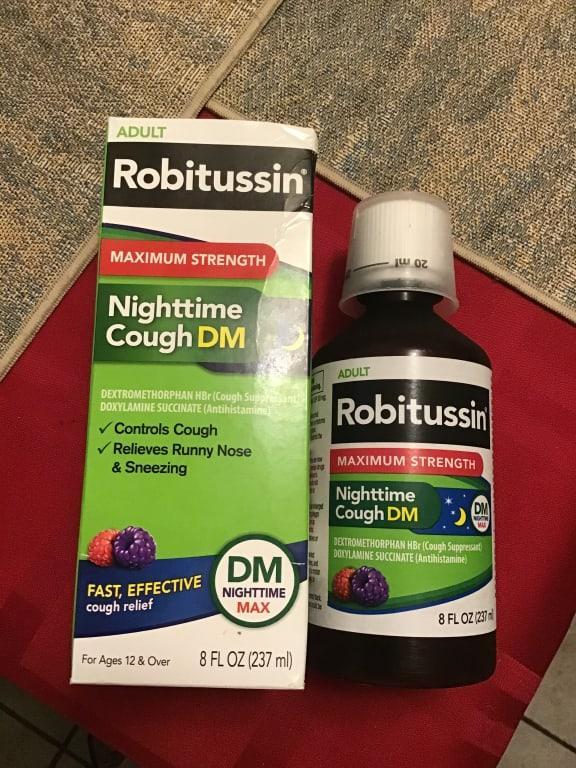 Robitussin 2 Pack Adult Maximum Strength DM Day And Night Pack Bed