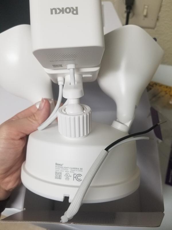Roku Floodlight Camera Wired in the Security Cameras department at ...
