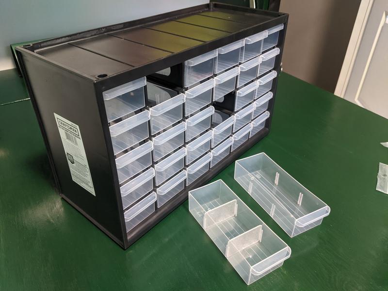 CRAFTSMAN Bin System 30-Compartment Plastic Small Parts, 59% OFF