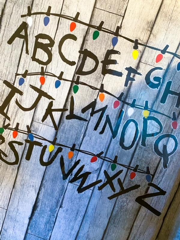 RoomMates Multicolor Netflix Stranger Things Christmas Light Giant Wall ...