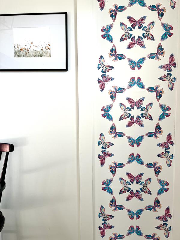 RoomMates 30.8-sq ft Blue Vinyl Animals Self-adhesive Peel and Stick ...