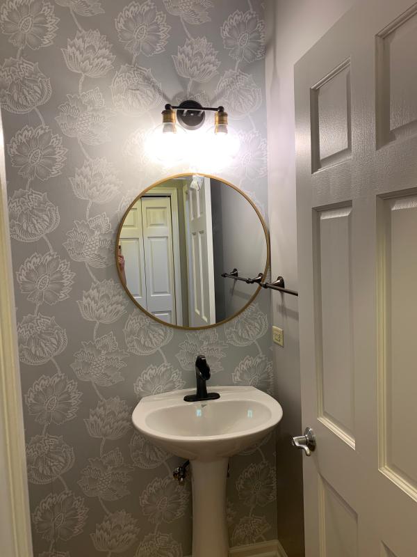 RoomMates Taupe & White Batik Jacobean Peel & Stick Wallpaper at ...