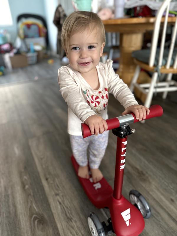 Radio Flyer Kids Toddler Flyer Glider Jr. Ride On Toy w/ Light Up ...