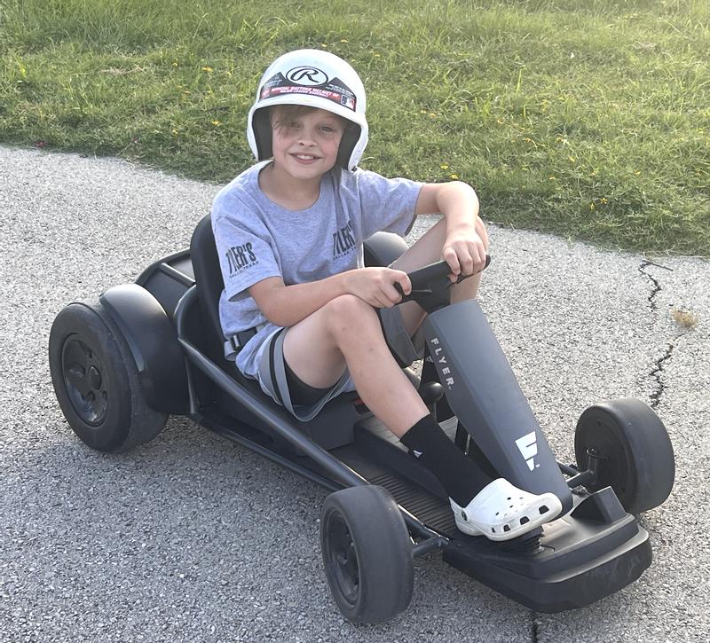 Radio Flyer 36V Battery-Powered Kids Electric Go-Kart with Adjustable ...