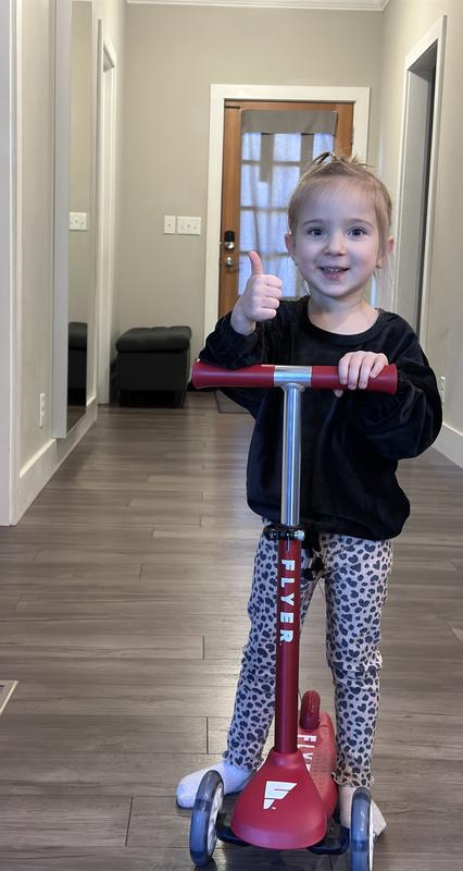Radio Flyer Kids Toddler Flyer Glider Jr. Ride On Toy w/ Light Up ...