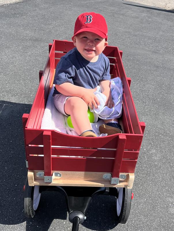 Radio Flyer Town and Country Wooden Kids Wagon with Removable Side ...