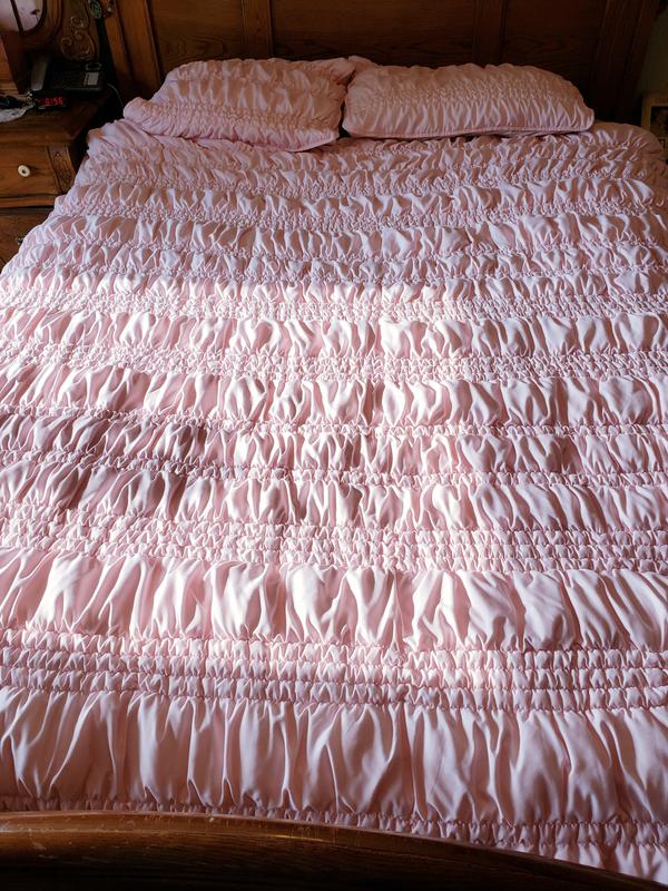 CLOSEOUT! Betsey Johnson Boudoir 2 Piece Solid Quilt Set, Twin - Macy's